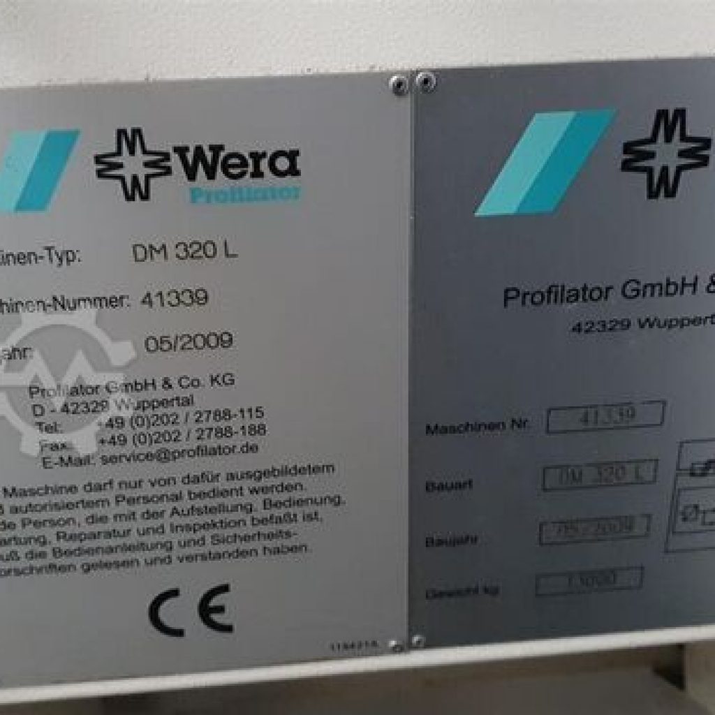 WERA PROFILATOR DM 320 R TWIN Gear Chamfering Machine - Satılık Dişli ...