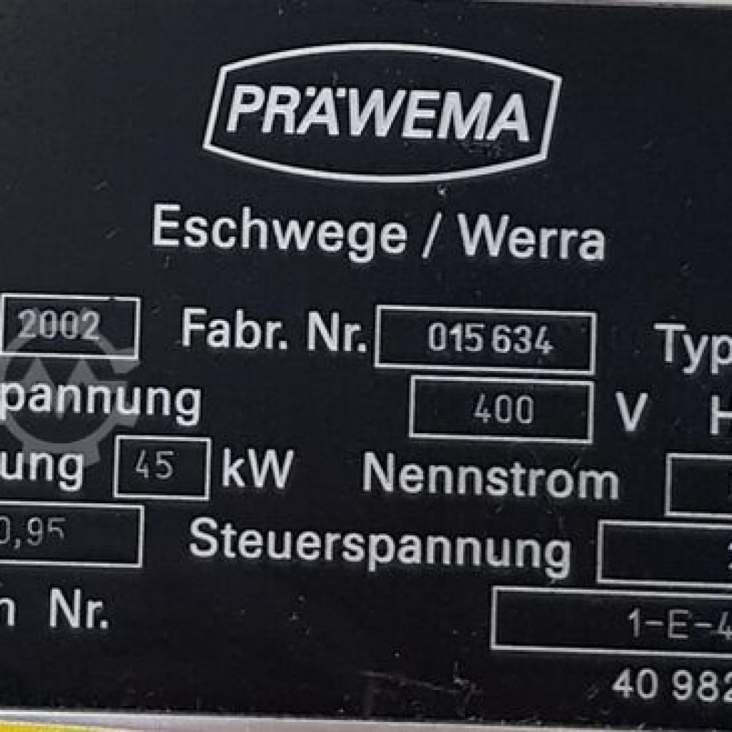 PRÄWEMA WSFSL2 1 Gear Deburring Machine - Satılık Dişli Makinaları ve ...